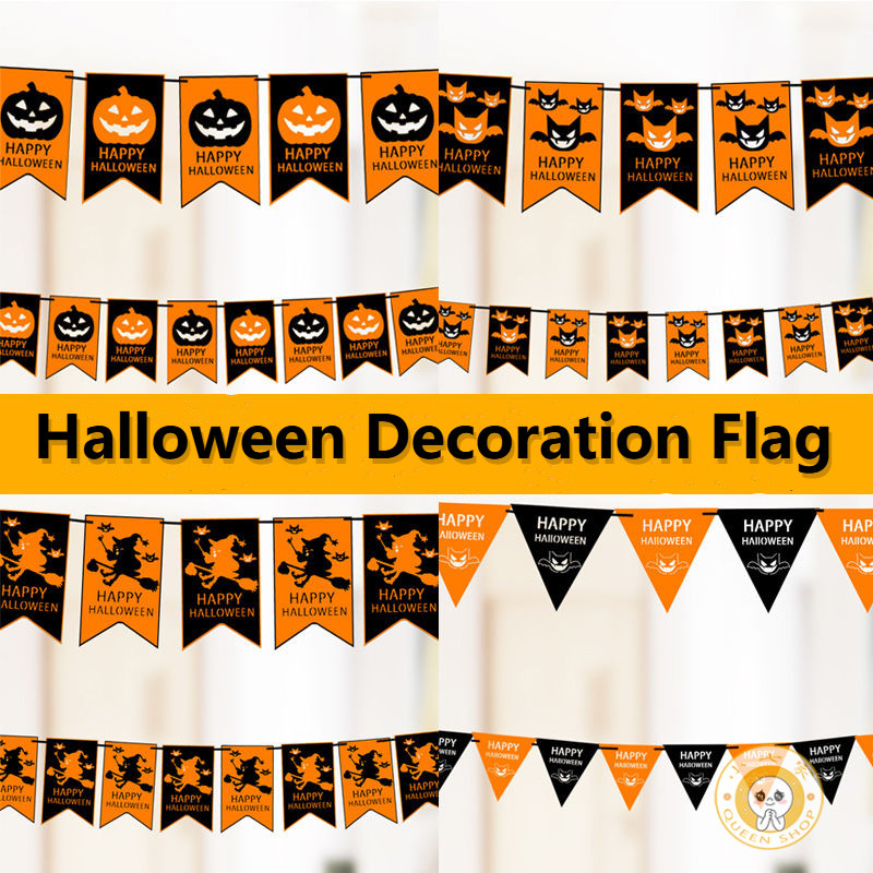 Halloween Decoration Flag Hangings Shopping Mall Store Interior Layout ...