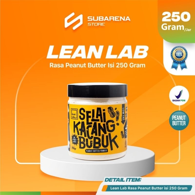 Lean Lab Peanut Butter Powder 250gr Peanut Butter Powder / Peanut ...