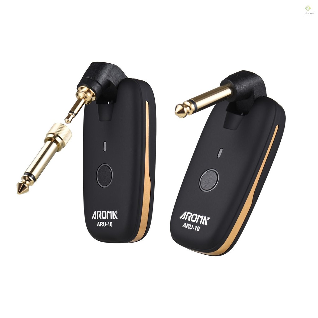 AROMA Wireless Guitar System Rechargeable Portable UHF Guitar ...