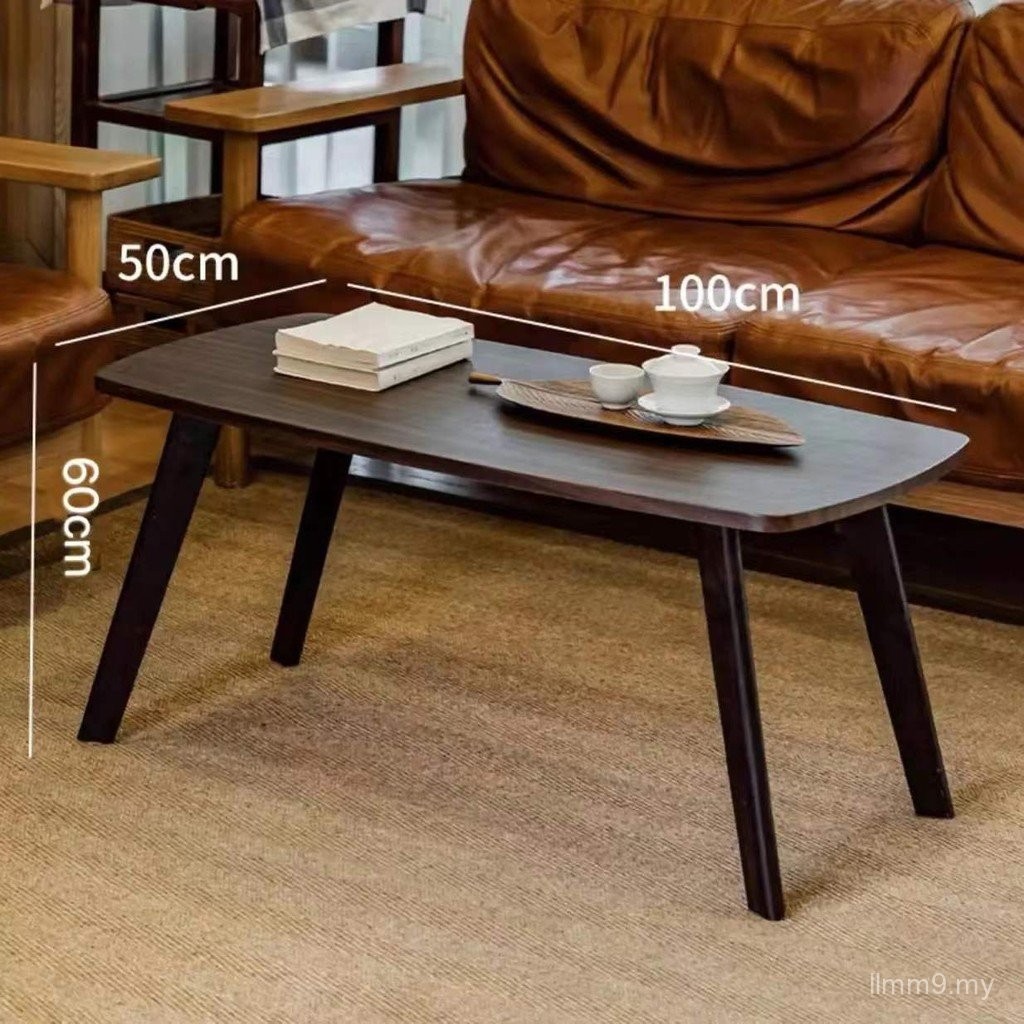 Meja kopi lipat mini rumah tangga sederhana Nordic, perabot meja makan ...