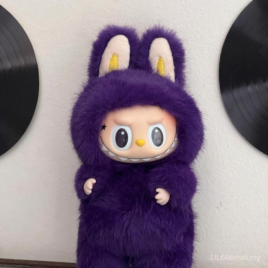 POPMART labubu Small Size in Purple Milan Blind Box Pendant Doll Vinyl ...