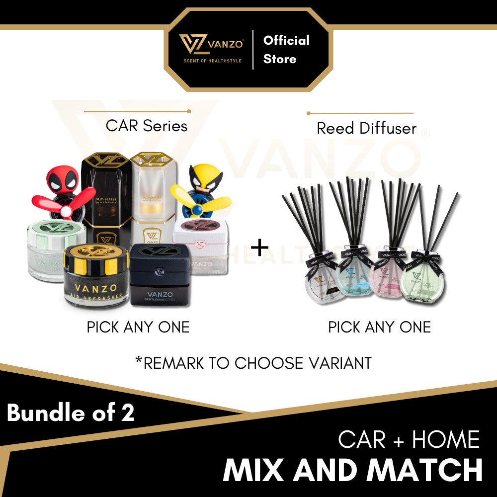 VANZO Reed Diffuser + Car Series | Shopee Malaysia
