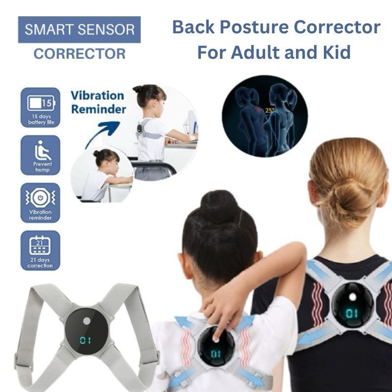 Smart Sensor Posture Alignment Corrector Adult/Kids Improve Posture ...