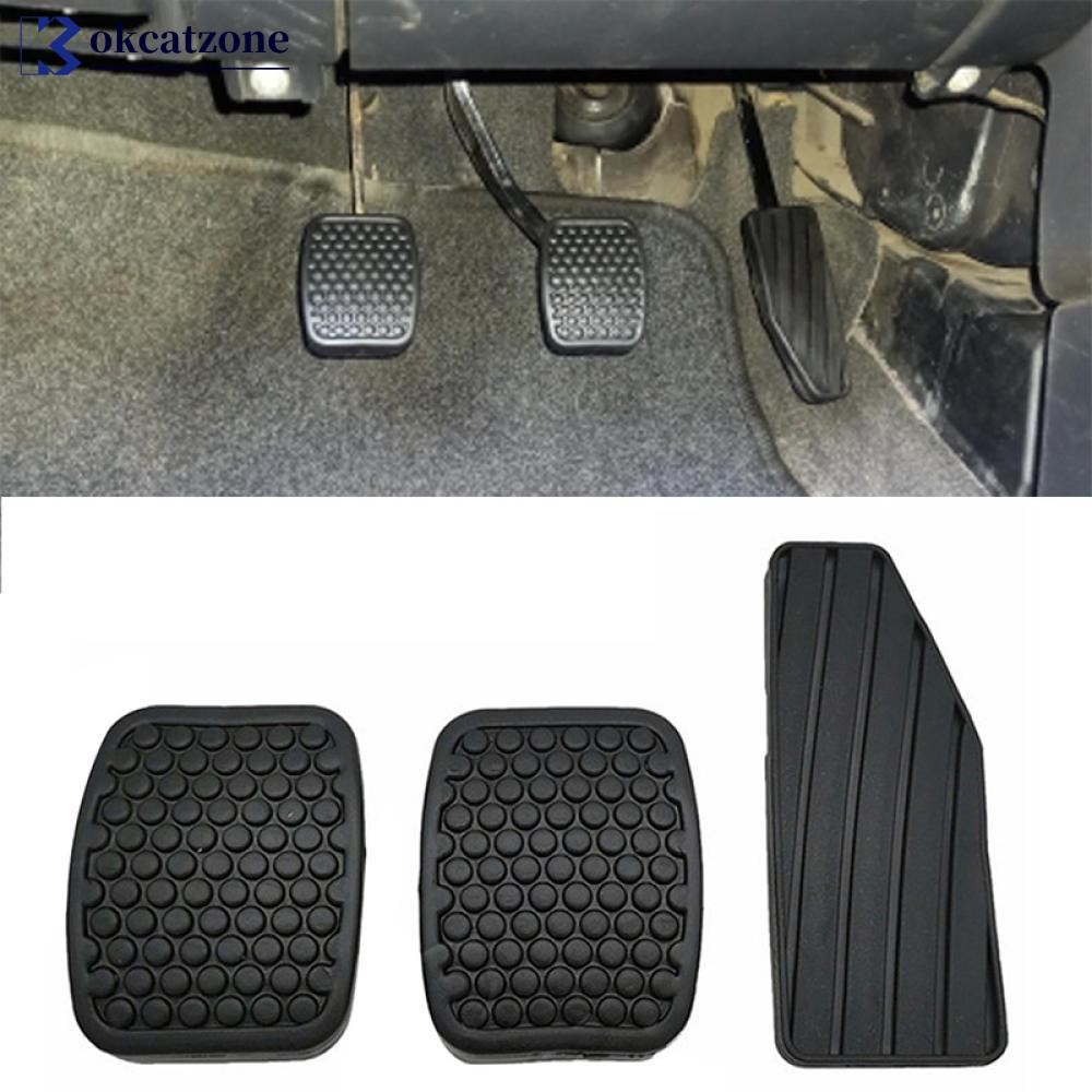 OKCATZONE 3Pcs Car Brake Clutch Pedal Rubber Pad Cover For Suzuki Swift ...