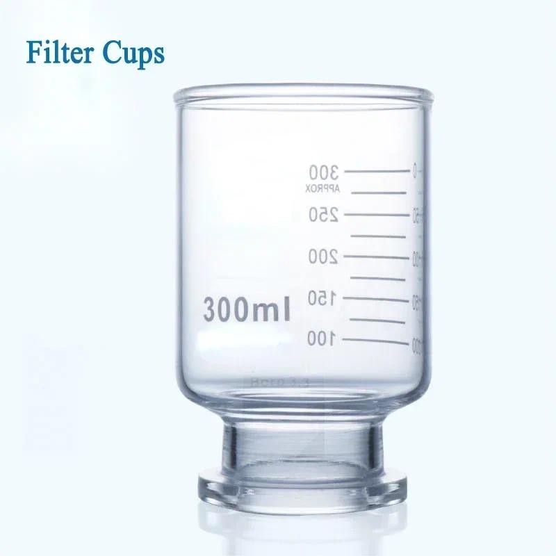 Lab Glass Sand Core Liquid Solvent Filter Unit Device Vacuum Filtration ...