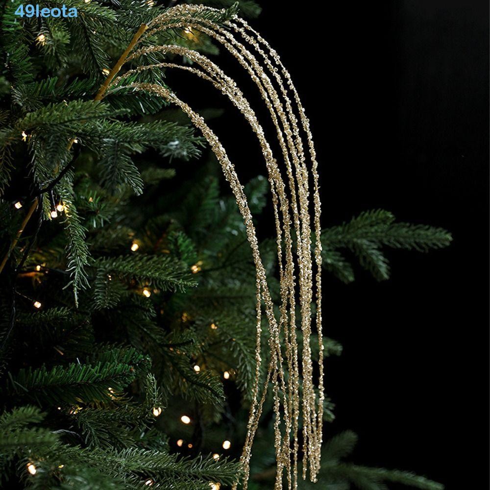LEOTA Simulated Christmas Branches, Sequins 90cm Artificial Christmas ...