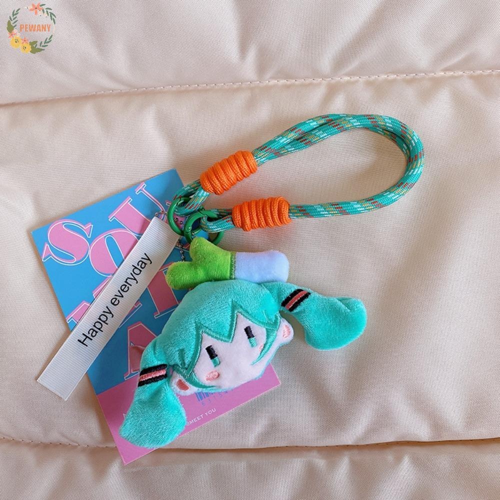 PEWANY Anime Dolls Wrist Rope, Creative Candy Color Hatsune Miku Plush ...