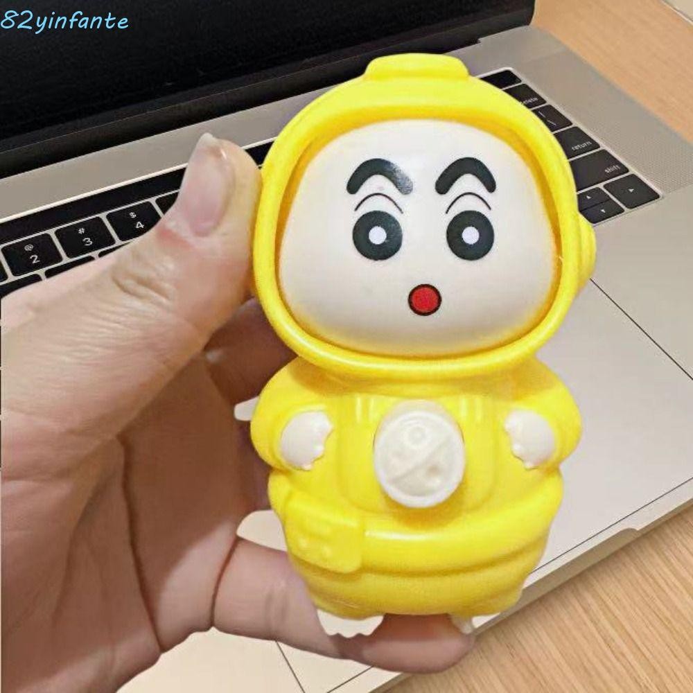 YINFANTE Crayon Shin-chan Face Changing Doll, Plastics With Keychain ...