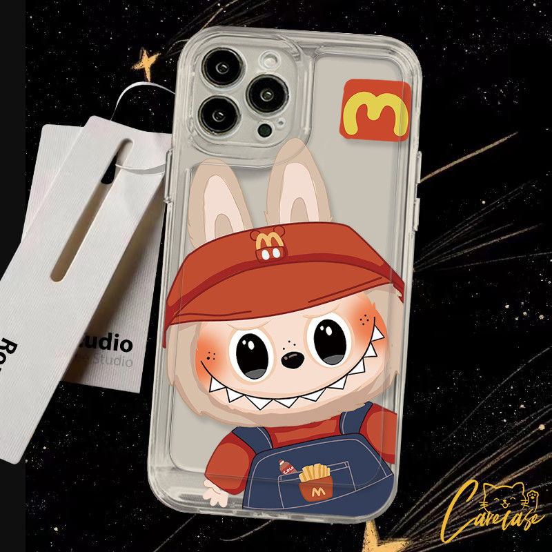 Space Protective Shell MC French Fries Labubu For Xiaomi Redmi Note 9 ...