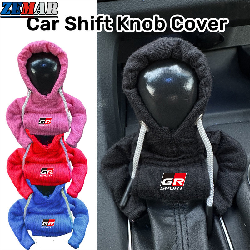 Toyota GR Sport Universal Car Shift Knob Cover Creative Fashion Hoodie ...
