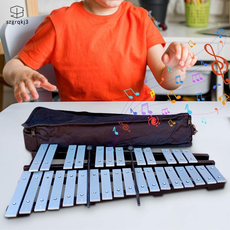 [szgrqkj3] 30 Xylophone Educational Glockenspiel Xylophone with Carry ...