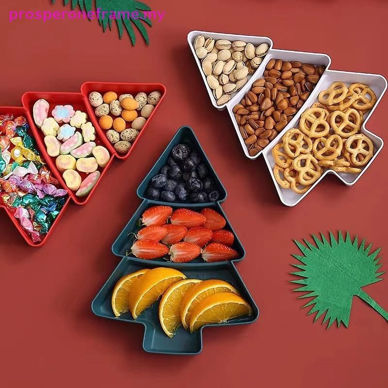 prosperoneframe Christmas Tree Shape Candy Snack Nuts Dried Fruit ...