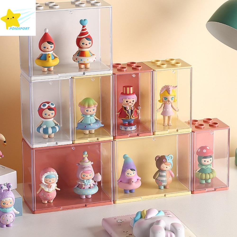 POLOSPORT labubu protective Labubu Display Box, Dust-Proof Single ...