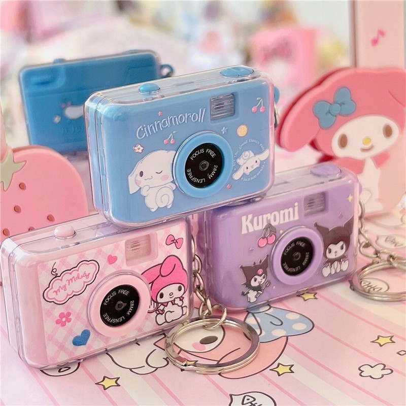 🎊 【NEW】Cute Camera Sanrio Kuromi Cinnamoroll Mymelody Pikachu Creative ...