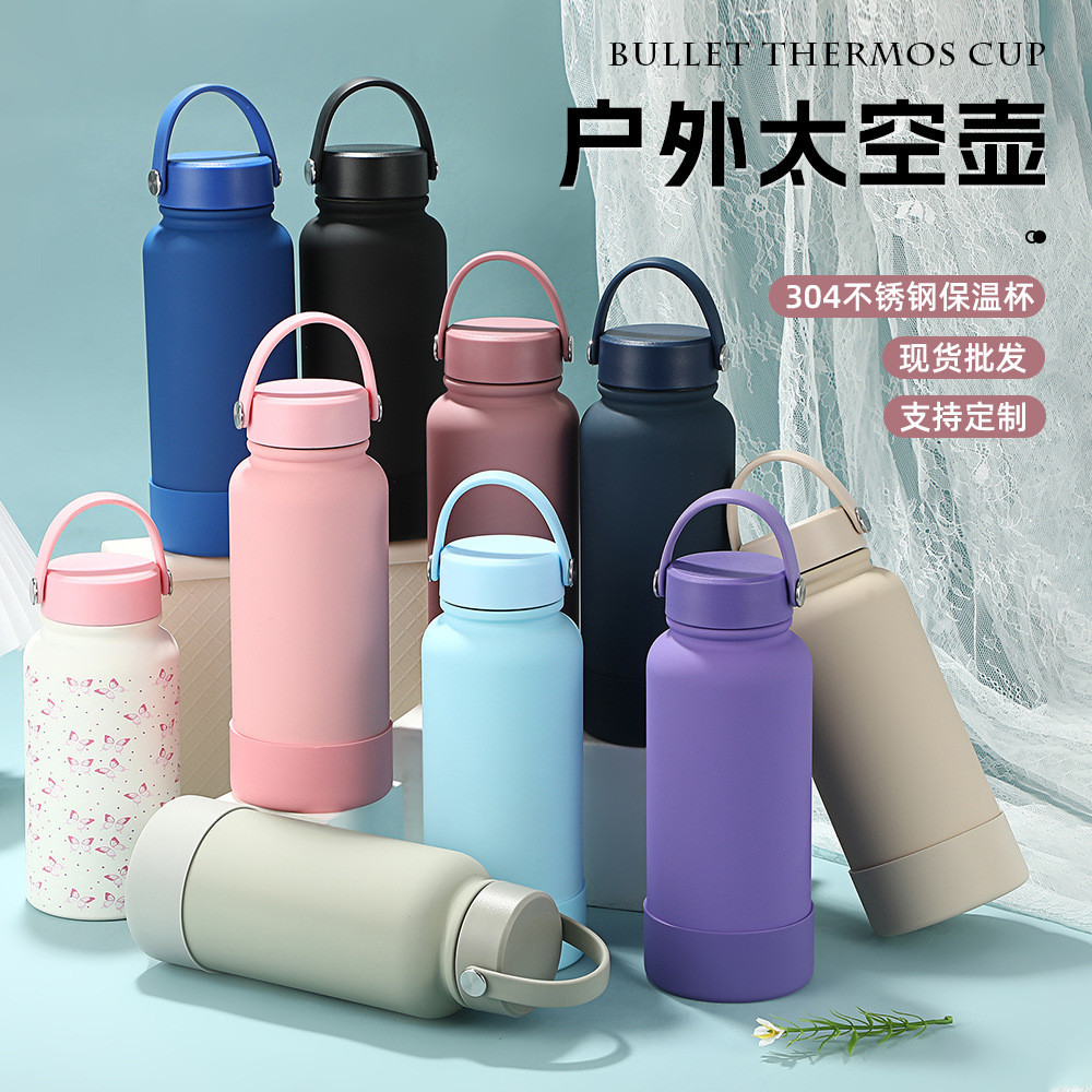 McJoden - TRISTAN Botol Keluli Tahan Karat 304 Termos Flask Vakum Tumbler Dengan Pemegang Botol ...