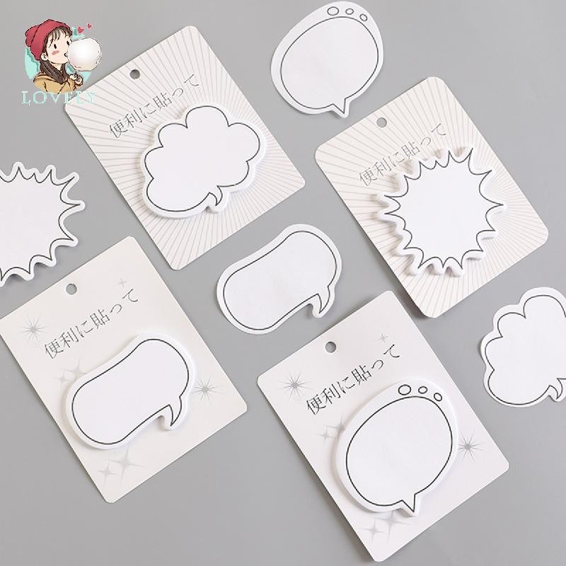 Sticky Note Set With Conversation Bubbles Cute Sticky Notes Bubble ...