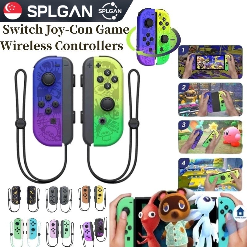 Nintendo Switch JoyCon Game Bluetooth Controllers Motion Control Game ...