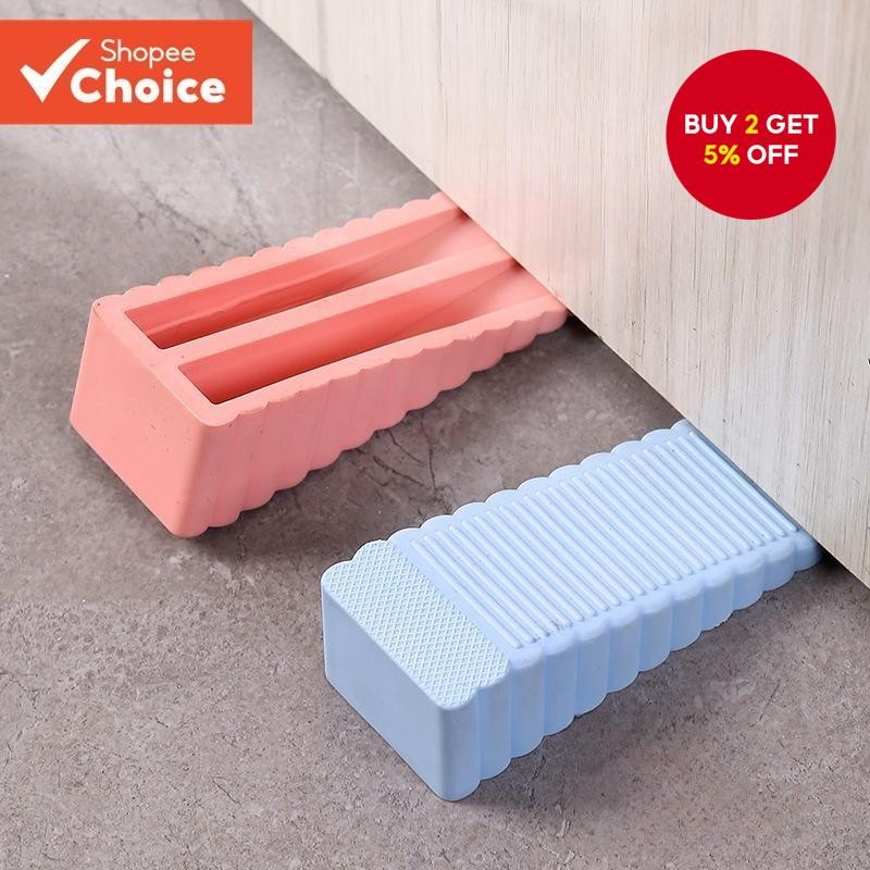 Creative Triangle Doorstop Safety Rubber Block Wedge Doorstop Block ...