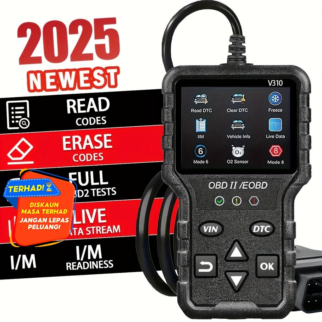 Latest Obd2 Scanner, Fully Functional and Compatible with All Obdii ...