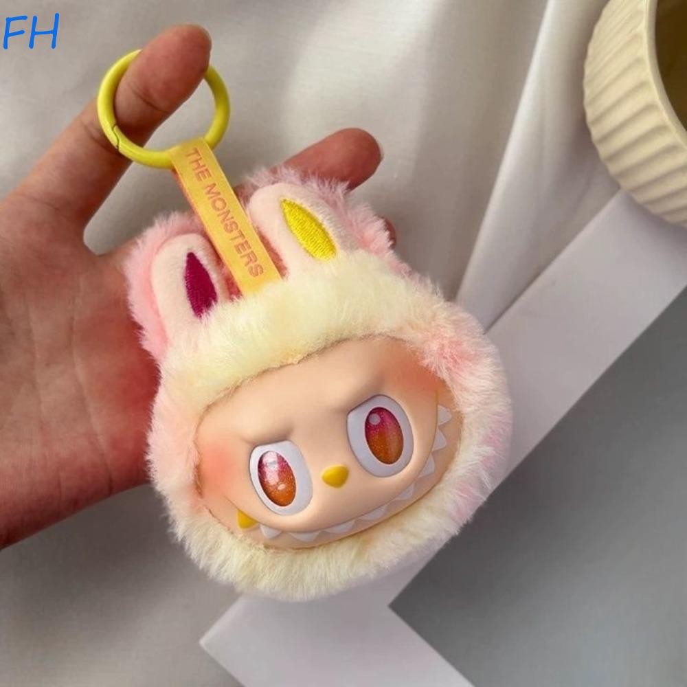 FENGHA Labubu V3 Plush Keychain, Labubu Mokoko Collectible Labubu V3 ...