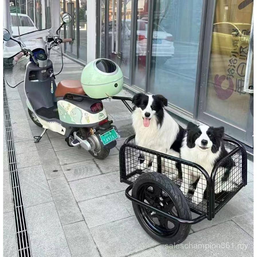 Electric Vehicle Small Trailer Motorcycle Trailer Rear Trailer Stall ...
