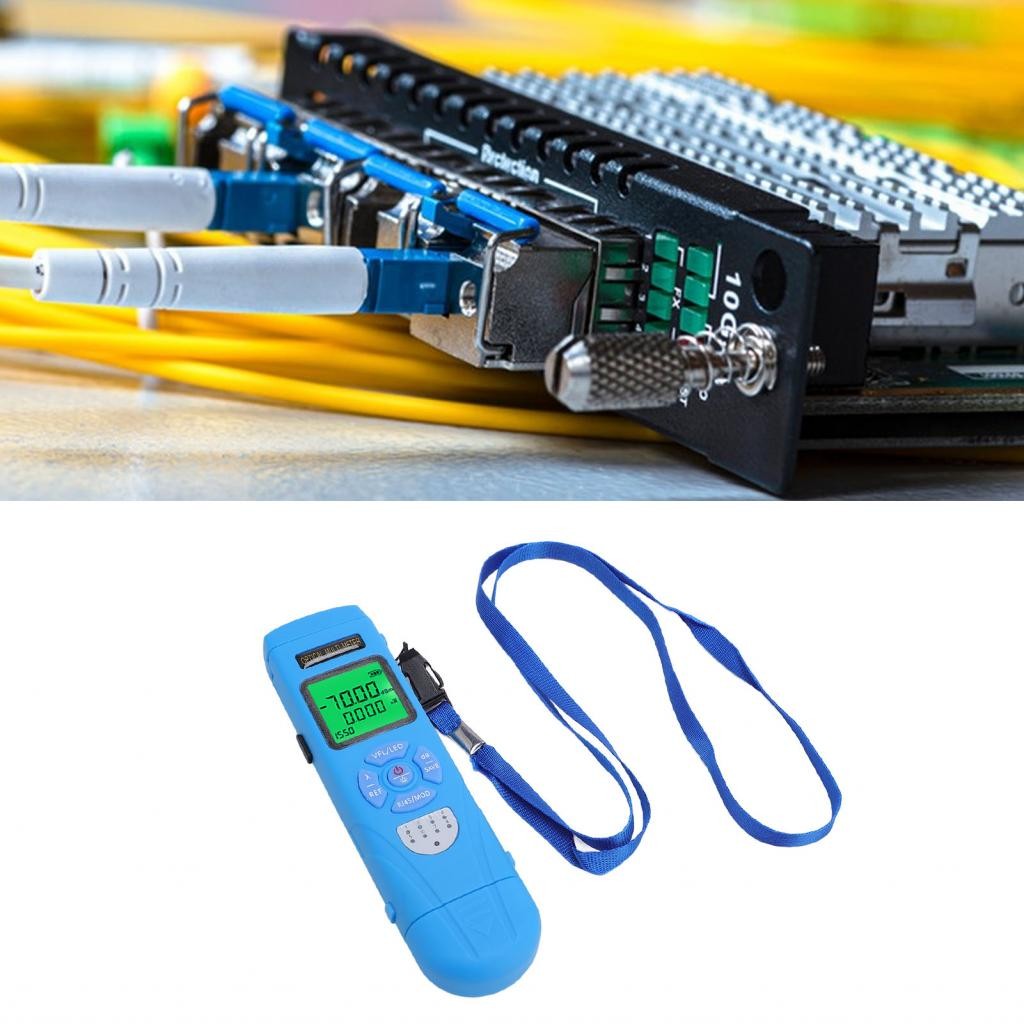 Fiber Optic Cable Tester Multifunctional Backlit Display Optical Power ...