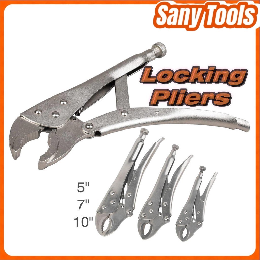 Locking Pliers 5" 7" 10" Locking Pliers Torque Lock Adjustable Jaw ...