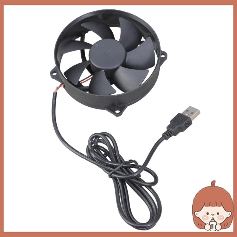 Silin Router Cooling Fan PC Cooling TV Box Quiet 5V USB Power 92MM Fan ...