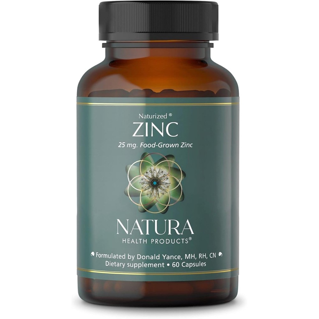 Natura Health Products 25 mg Zinc Supplement - Supports Cellular Health ...