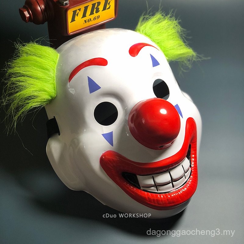 Joker joker Mask Full Face Plastic Horror Halloween DC Film Television ...