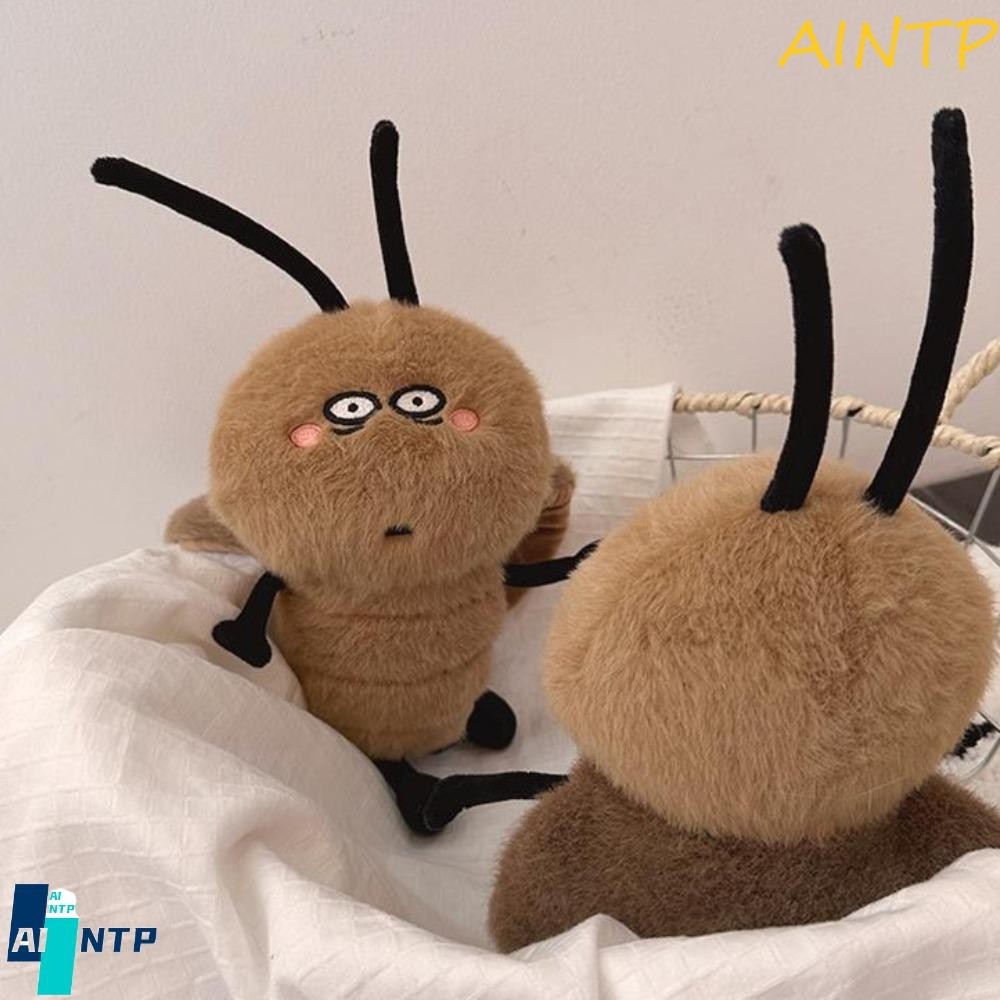 AINTP Cockroach Plush Doll, Parody Rain Cockroach Stuff Toy, Cartoon ...