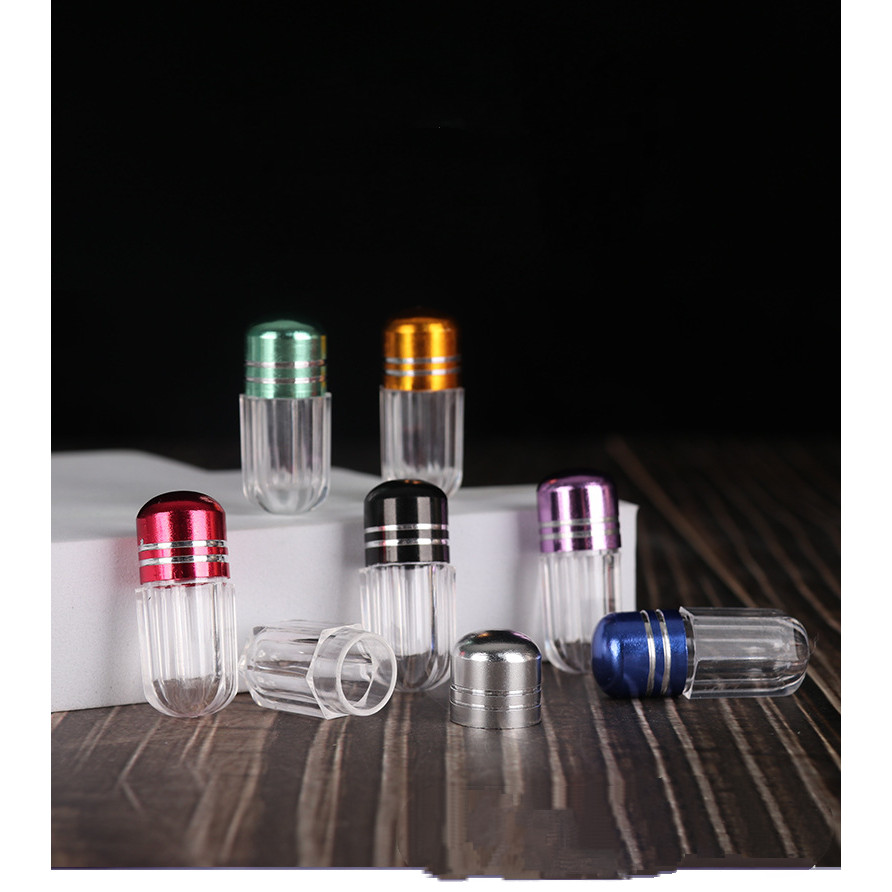 One capsule bottle transparent single capsule bottle acrylic packaging ...