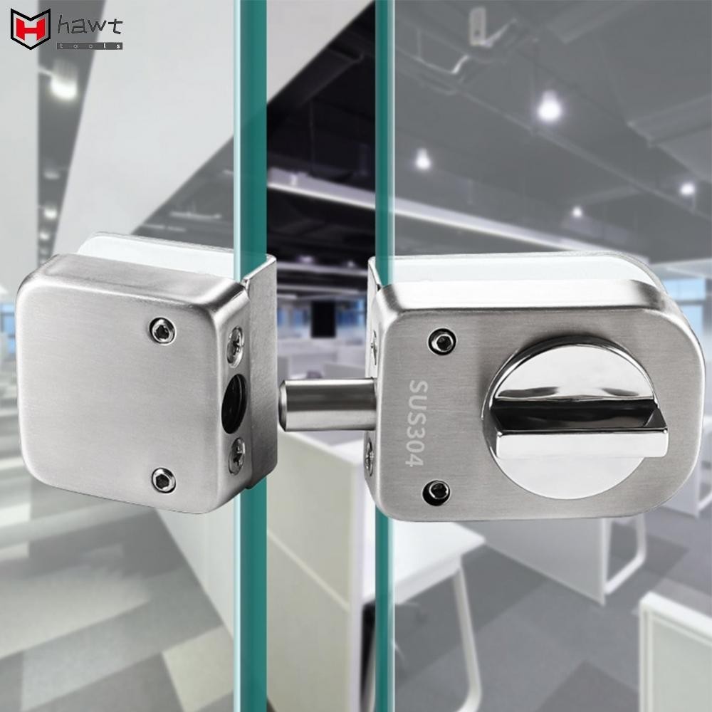 Glass Door Lock Single Bolts Sliding Control Compact Easy Installation ...