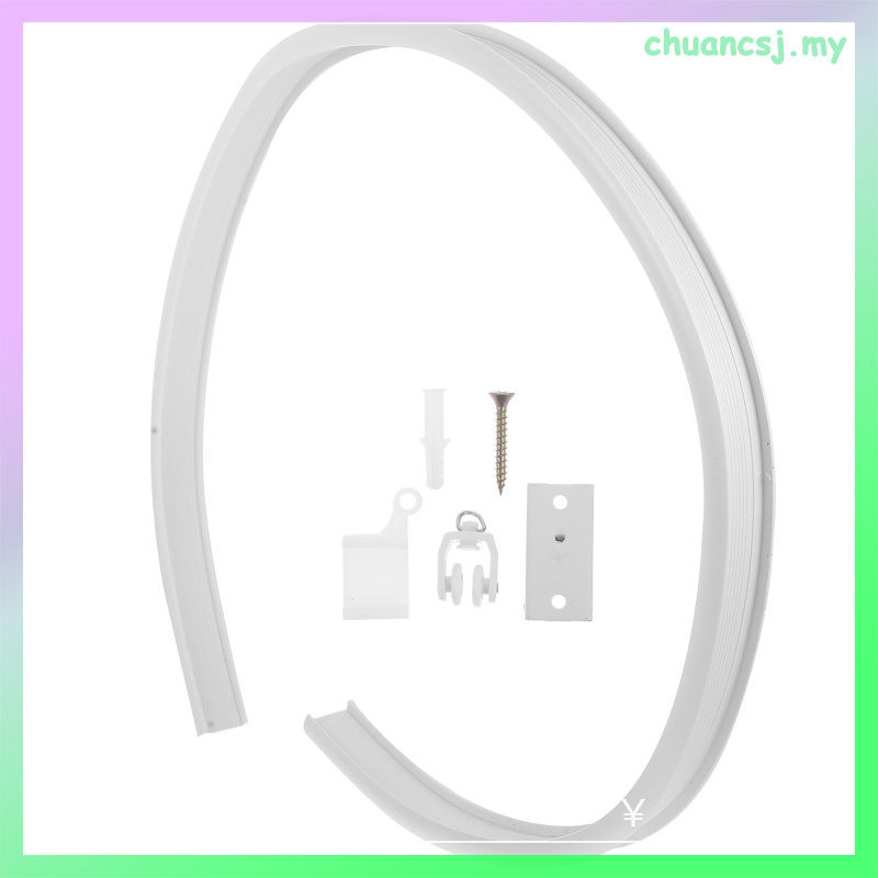 Curtain Track Curtains Slider Bay Window Rail Flexible Bendable ...