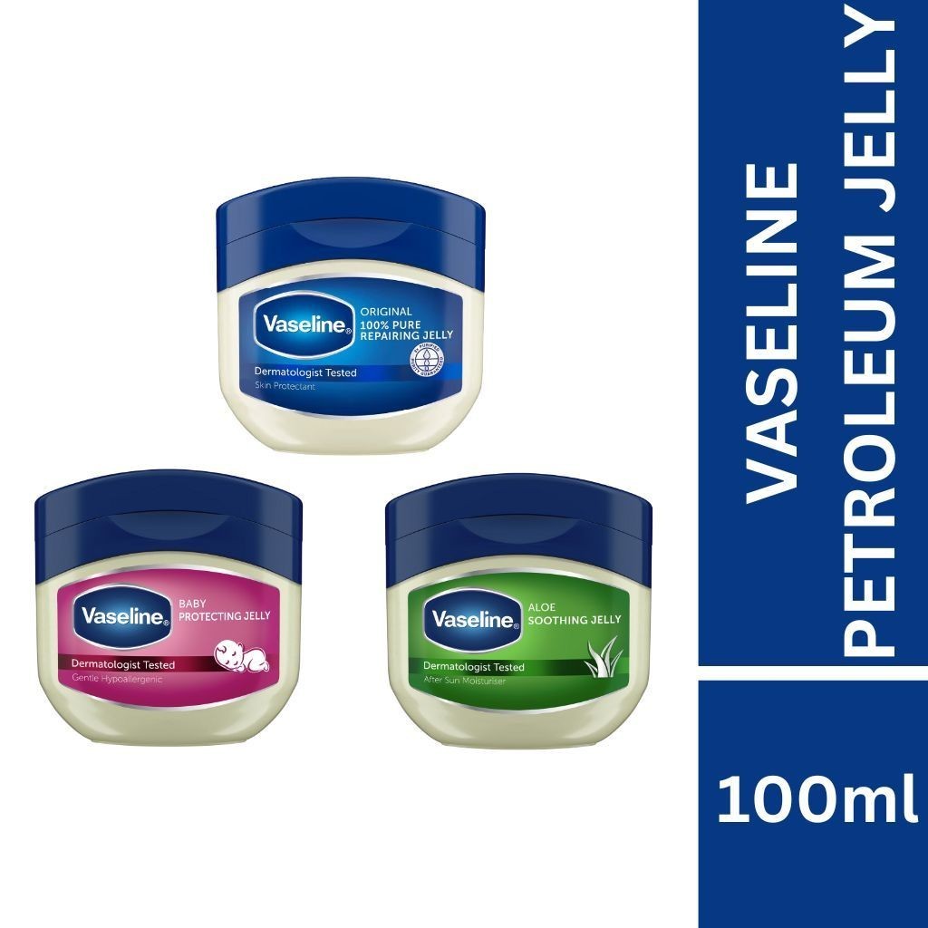 VASELINE Pure Petroleum Jelly (100g) | Shopee Malaysia
