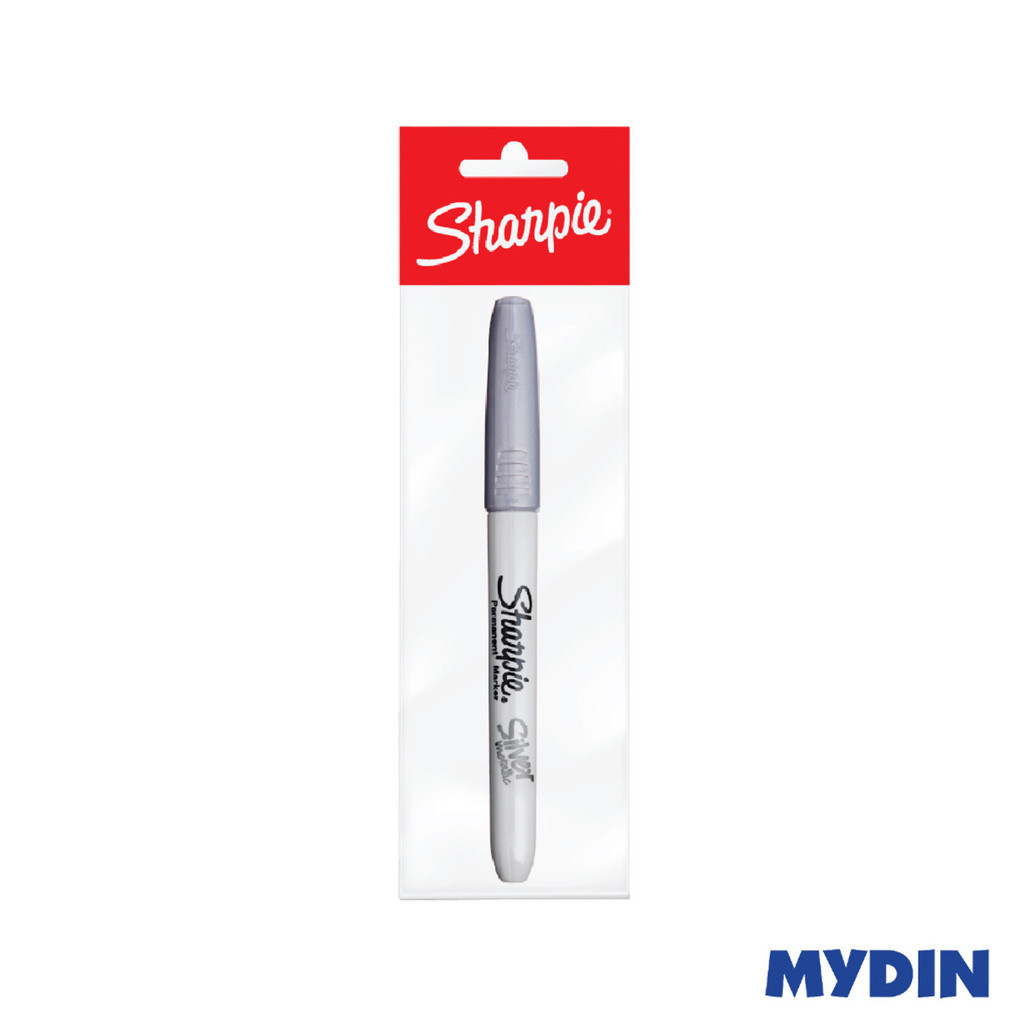 Sharpie Permanent Marker Silver Metallic (1 piece) | Shopee Malaysia