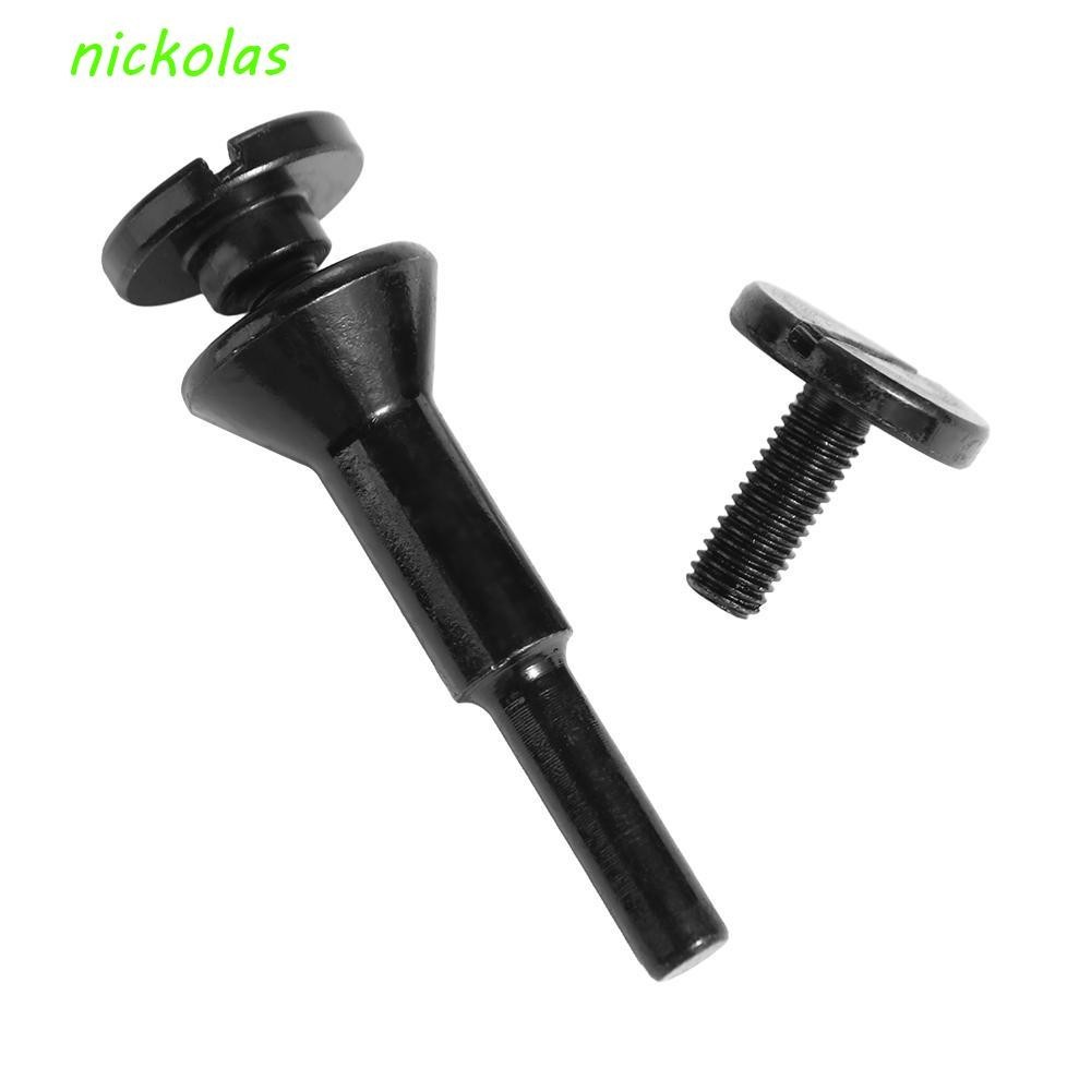 NICKOLAS Mounting Mandrel, 3/8" &1/4" Arbor Hole With 6/10mm Screw Nut ...