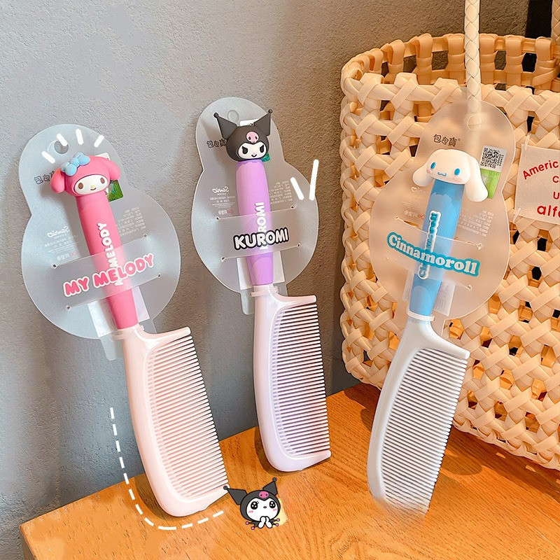 Kawaii Sanrio Massage Combs Cinnamoroll Kuromi Mymelody Pochacco ...