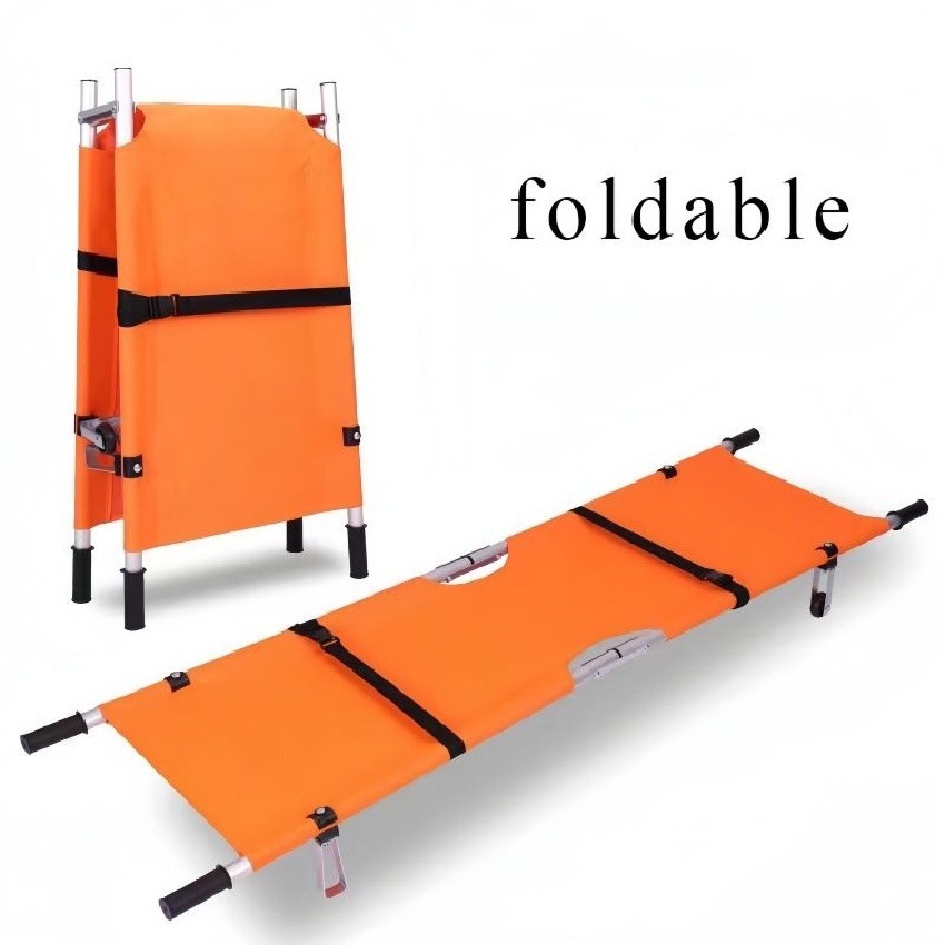 Hospital Emergency First Aid Stretcher Foldable Aluminum alloy ...