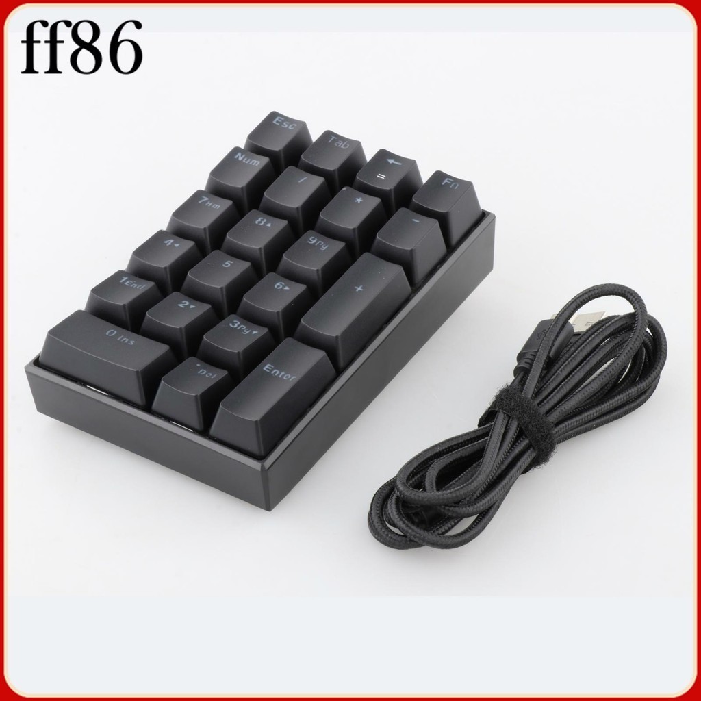 1/2/3/5 Compact K23 Numpad LED Backlit USB-C Office Home 21-Key ...