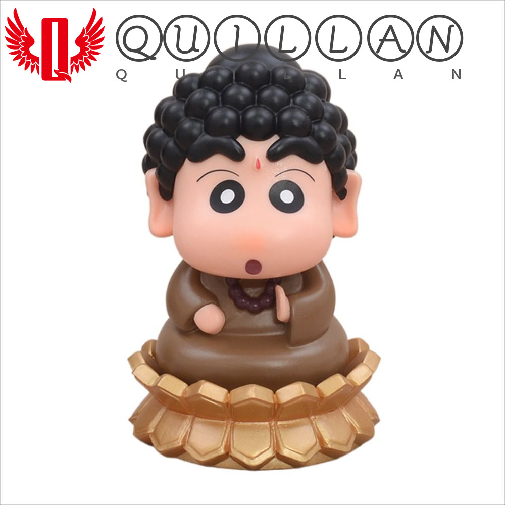 QUILLAN Crayon Shin-Chan Figure, Cos Sakyamuni Model Doll Shinnosuke ...