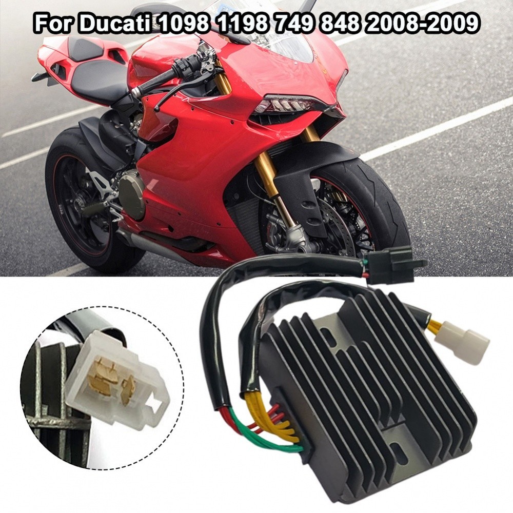 Voltage Rectifier Regulator 12V For Ducati 1098 1198 749 848 2008-2009 ...