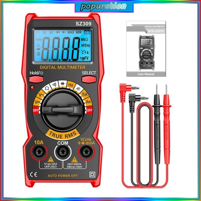 POP Ohmmeter Voltmeter Voltage Current Tester with Backlit Buzzer 1999 ...