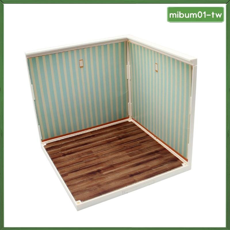 [MibumadTW] 1:12 Backdrop Scene Organizer,Simulation Room Background ...