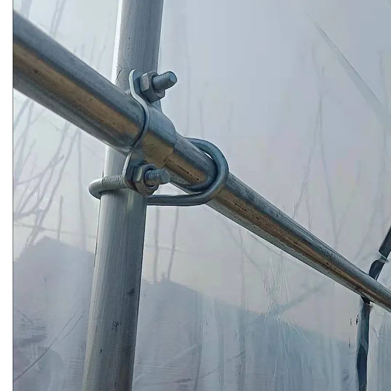 M8 Galvanized Double paip diri U berbentuk skru salib Bolt keluli paip ...