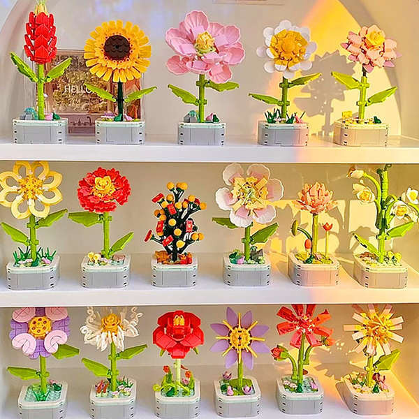 lego flower flower bouquet flower lego Batu bata Lego, sejambak, bunga ...