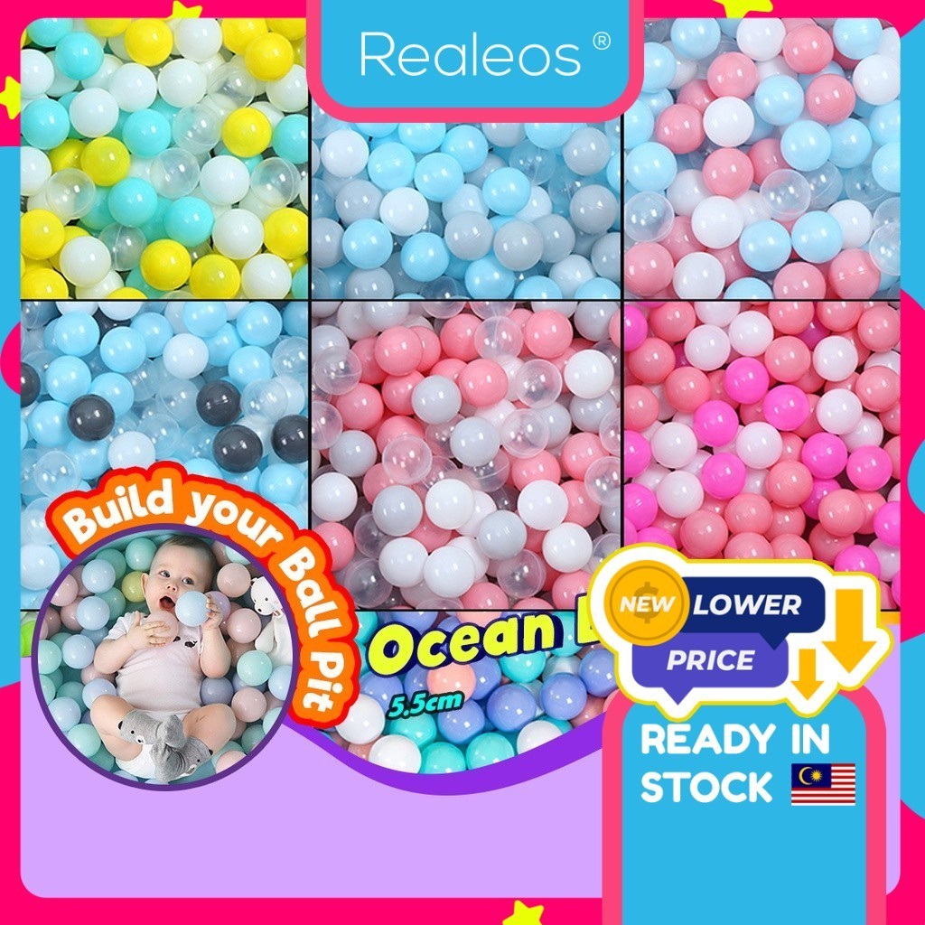 Realeos 1 Pcs Colourful Eco-Friendly Soft Play Smooth Party Fun Baby ...