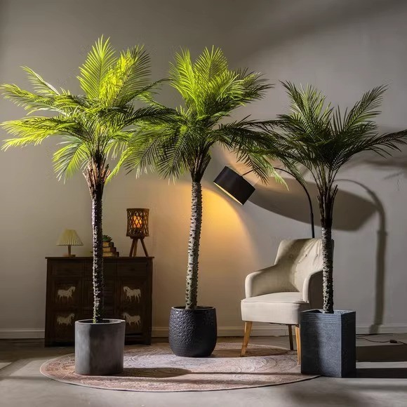 Artificial Coconut Tree Large Potted Simulated Palm Tree Outdoor ...
