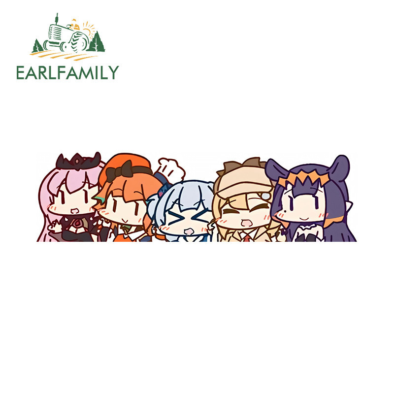 EARLFAMILY 13cm for Kawaii Peek Gura Mori Amelia Ina'nis Kiara Car ...