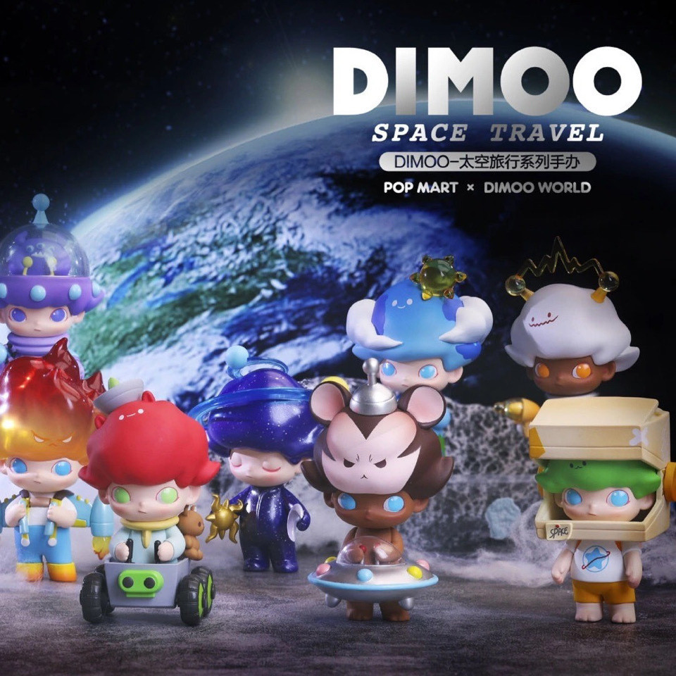 Genuine POPMART POPMART Dimoo Space Travel Series Mystery Box Confirmed ...